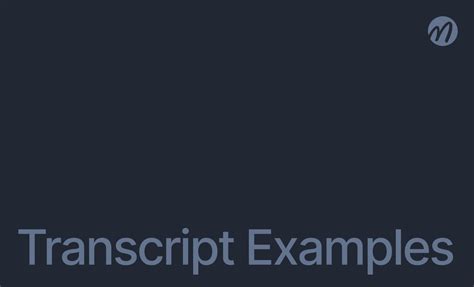 Interview Transcript Guide Formats Examples And Best Practices