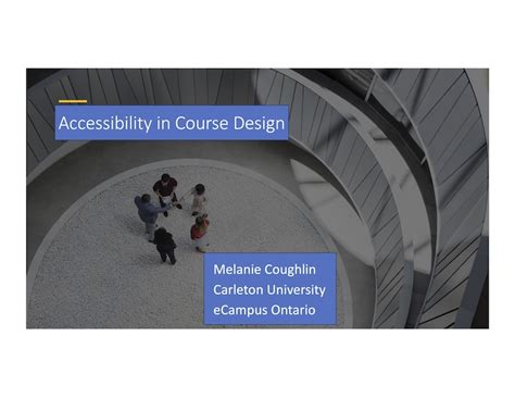 Accessibility In Course Design Workshop Digital Pedagogy Project