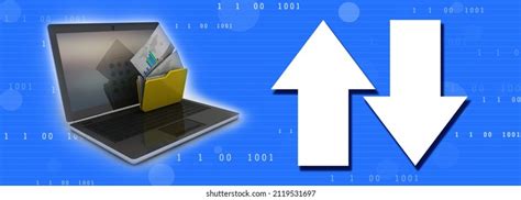 3d rendering folder connected computer network stock illustration 2120720474 shutterstock