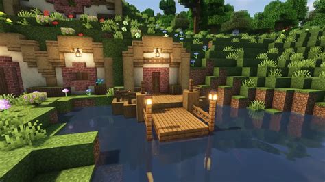 Hobbit Hole Starter Base Minecraft Map