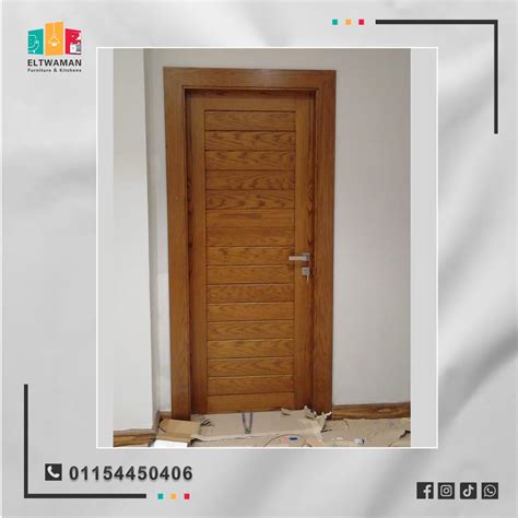 مجموعة متنوعة من الابواب الخشبية سواء باب منطبق او باب جرار