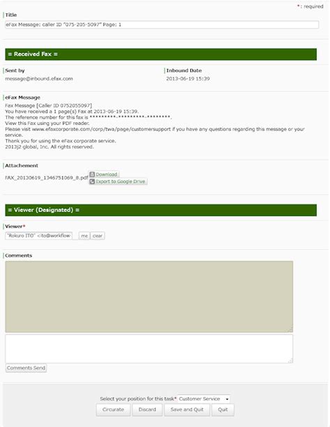 workflow sample fax going paperless