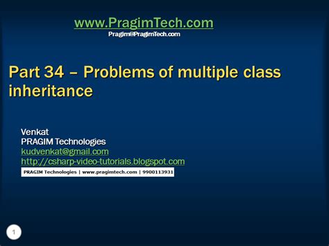 Sql Server Net And C Video Tutorial Part 34 Problems Of Multiple Class Inheritance