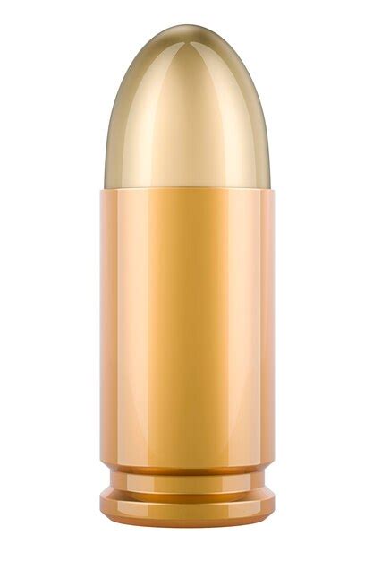 Premium Photo Pistol Bullet 3d Rendering