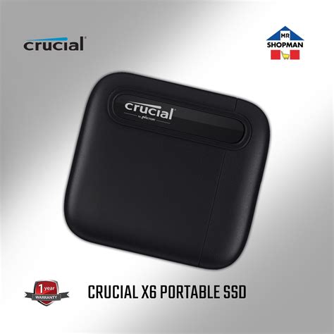 Crucial X6 500Gb 1Tb Portable SSD External Solid State Drive Storage Shopee Philippines