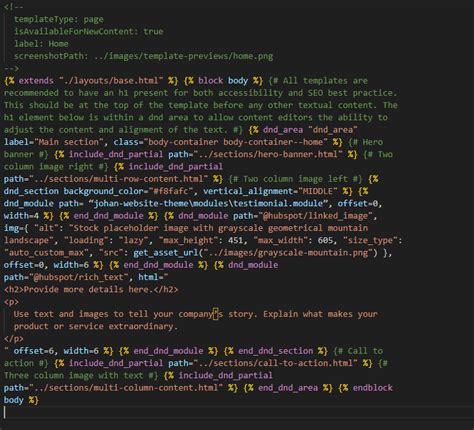 Solved Hubspot Community Issue Formatting Hubl Html Code In Vs Code Hubspot Community