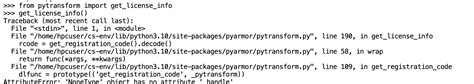 pyarmor get license info continues not to work 7 6 0 · issue 1091