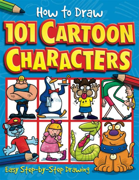 How To Draw 101 Cartoon Characters Easy Step By Step Drawing Green