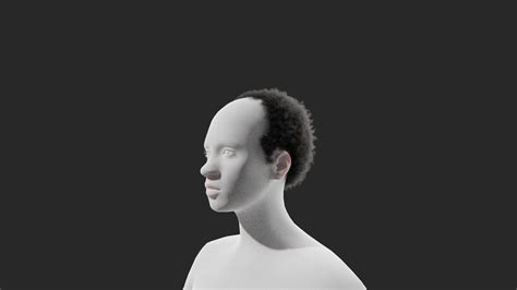 Artstation Receding Hairline Game Assets