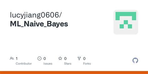 Github Lucyjiang0606mlnaivebayes