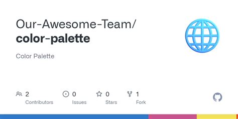 Github Our Awesome Teamcolor Palette Color Palette