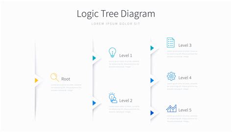 Logic Tree Diagram Infographic Template With Design Elements And Icons 23852819 Vector Art At