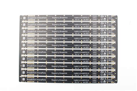 raspberry breadstick pcbs have arrived at makerfabs crowd supply