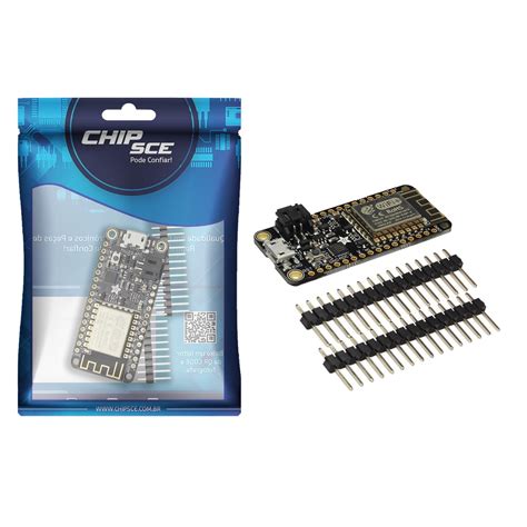 Módulo Feather Huzzah Esp8266 Com Wifi Robótica Ard Shopee Brasil