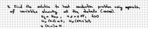Solved Solve All Three Questions Using Seperation Of