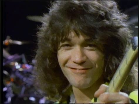 Eddie Van Halen On The Set Of Jump 1984 M Van Halen Eddie Van