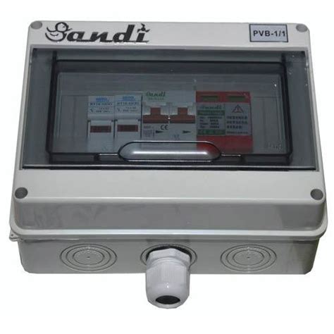 Pv Array Combiner Box With Anti Reverse Protection Application Solar System At Best Price In