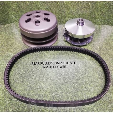 Pulley Set Sym Jetpower Jet Power Jet Power 125 Front Rear V Belt