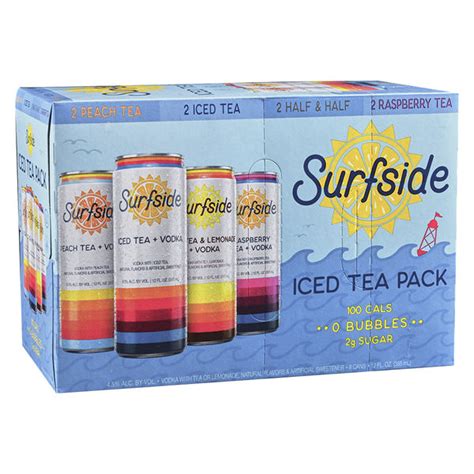 Surfside Iced Tea Pack Tea And Lemonade 8 12oz Cans Ready To Go