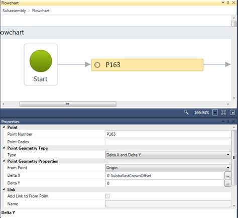 Subassembly Composer Ability To Control Properties Of Origin Point
