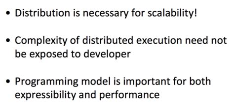 7 cs422 execution models for distributed frameworks flashcards