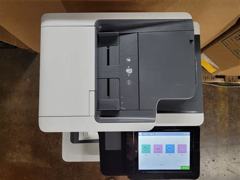 Hp Color Lj Mfp M577c Color Laser All In One Expertly Serviced And Full Hp Toners