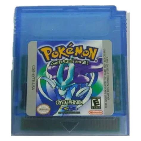 Pokémon Crystal For Gameboy Color Johto Adventure And Legendary Pokémon