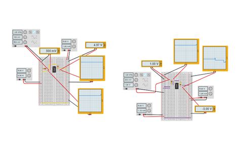 Circuit Design Operational Amplifier Tinkercad Circuit Design Operational Amplifier Tinkercad