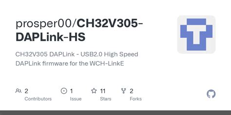 GitHub Prosper CH V DAPLink HS CH V DAPLink USB High Speed DAPLink Firmware