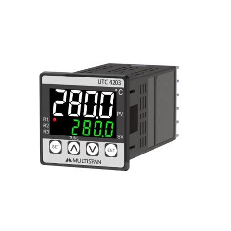 Multispain Temperature Controller UTC Digit Dual Display Three Output PID Controller