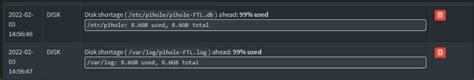 pi hole lxc disk growing r homelab