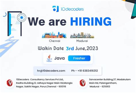 10decoders On Linkedin Java Career 10decoders Walkininterviews Javadevelopers