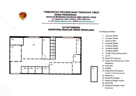 Denah Bengkel Las Pdf