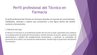 Funciones Y Obligaciones Del Tecnico 2 Pptx