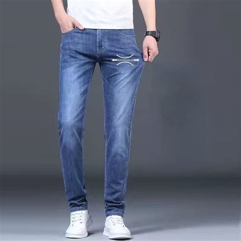 Купить Джинсы мужские летние тонкие срезы Tide Slim элитные прямые ...