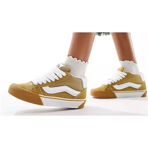 Vans Knu Skool Mid Tan White Where To Buy Vn000cq95sm The Sole Supplier