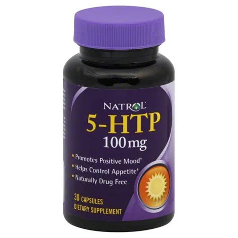 NATROL 5-HTP 100 mg Capsules - Shop Diet & fitness at H-E-B
