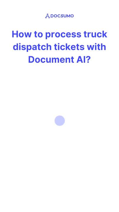 Docsumo 📄 On Linkedin Documentai Logistics Docsumo