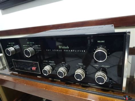 Mcintosh C27 Preamplifier And Mcintosh Mc 250 Solid State Power Amplier