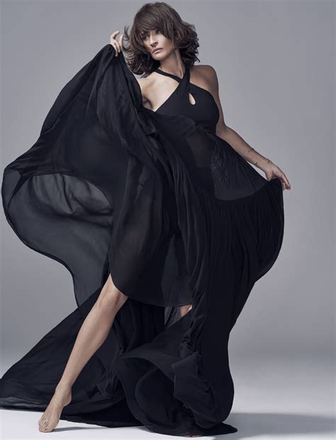 Helena Christensen Photoshoot For Harpers Bazaar Magazine Kazakhstan