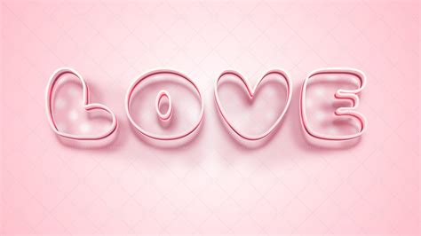 Love Stroke Text Effect Graphics Motion Array