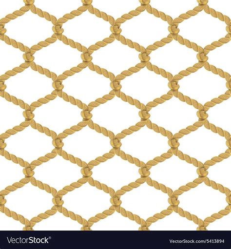 Rope Net Pattern Vector Image On Vectorstock Seamless Pattern Vector
