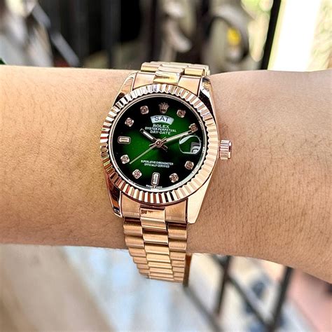 Rolex Day Date Mother Of Pearl Dial Rose Gold Watch