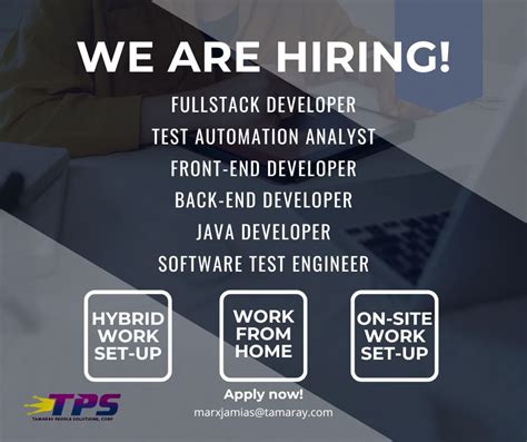 Hiring Workfromhome Fullstackdeveloper Testautomation
