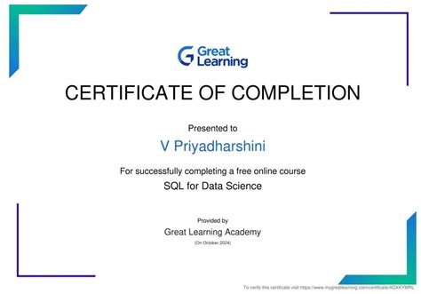 Priyadharshini Vijayakumar On Linkedin Datascience Sql