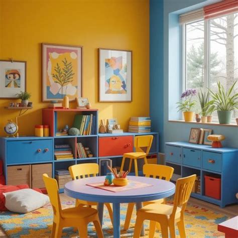 طراحی مهد کودک دکوراسیون مهد کودک ایرانی مدرن و شاد