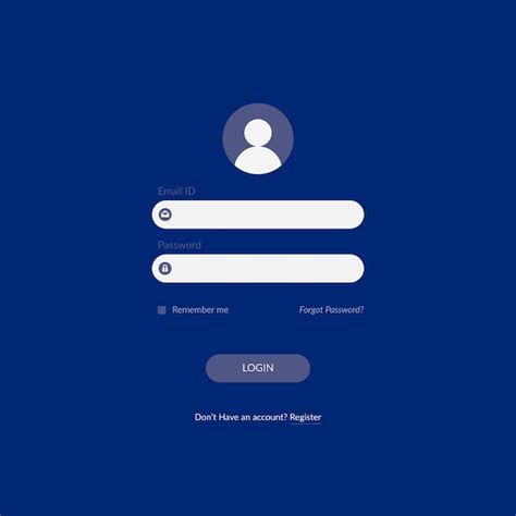 Premium Vector Login Page Ui Design