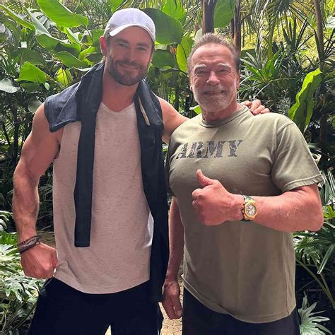 Chris Hemsworth Says Gym With Arnold Schwarzenegger Was Special