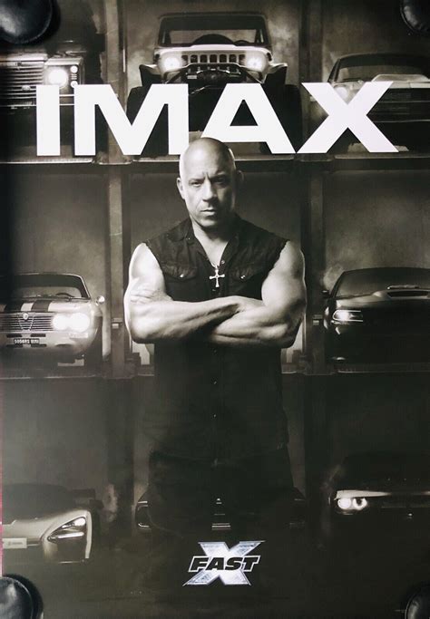 Fast And Furious Fast X Single Sided Movie Poster Imax 26x38 Vin Diesel
