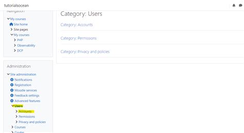 How To Create And Manage User Accounts In Moodle Cmsgalaxy